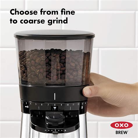 OXO BREW Conical Burr Coffee Grinder With Integrated Scale CASULO
