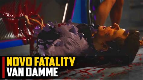 NOVO FATALITY Do Jean Claude Van Damme Johnny Cage YouTube