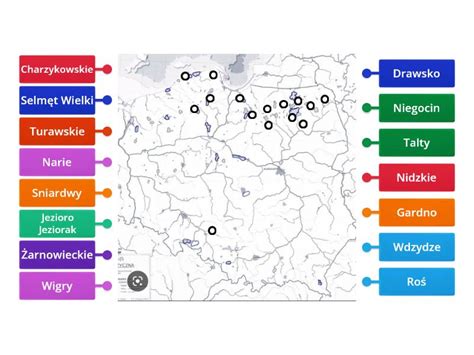 Mapa Polski Jeziora Labelled Diagram