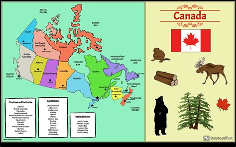 Alumno Lluvioso C Scara Canada Map Provinces Capitals Espectador