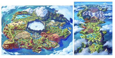 I Scaled Up The New Paldea Map And The Galar Map And It Seems That