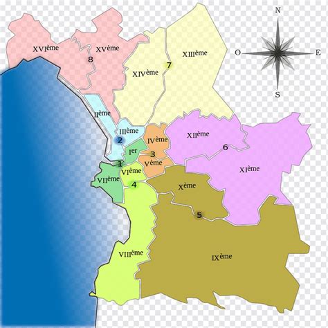 Présentation 58 imagen carte des arrondissements de marseille fr