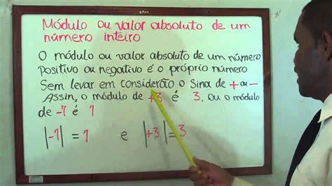 Modulo Ou Valor Absoluto De Um N Mero Inteiro Aula N Youtube