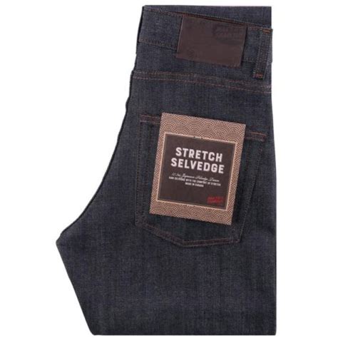 Naked And Famous Max Stretch Selvedge Raw Black Riot Hk