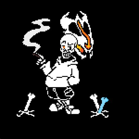 Pixilart Underswap Papyrus By Script Sage