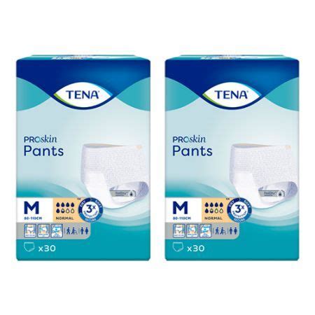 TENA Proskin Pants Normal majtki chłonne M 30 sztuk Pieluchomajtki