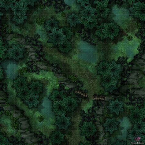 Jungle Path D D Map For Roll20 And Tabletop Dice Grimorium