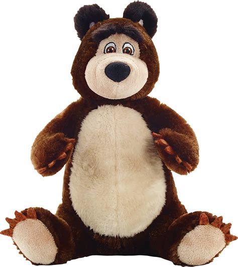 Limpia el cuarto Jugar con Electrónico oso de masha y el oso peluche
