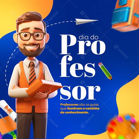 Dia Do Professor 15 de Outubro Social Media PSD Editável download