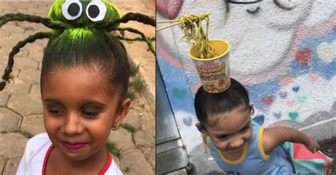 Dia do Cabelo Maluco 10 vídeos de penteados muito inusitados das
