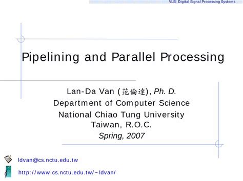 pdf pipelining and parallel processing pdfslide