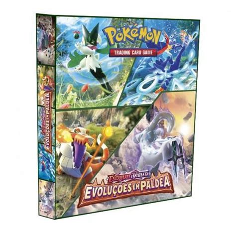Fichário Pokémon Evoluções em Paldea LOJA GAMEUP