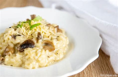 Easy Mushroom Risotto Recipe Risotto Beginner Tips Nifty Mom