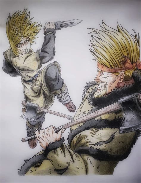 Vinland Saga THORFINN Vs THORKELL Arte Amino Amino