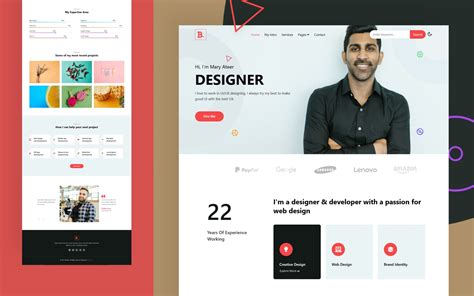 Biodata A Personal Portfolio Website Templates W Layouts