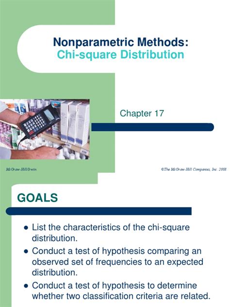 nonparametric methods chi square distribution pdf goodness of fit statistical hypothesis