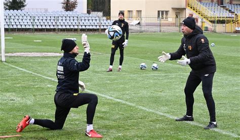Korona Kielce trenuje przed meczem z Ruchem Chorzów w PKO BP
