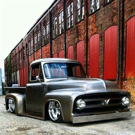 Slammed Ford Pickup Truck