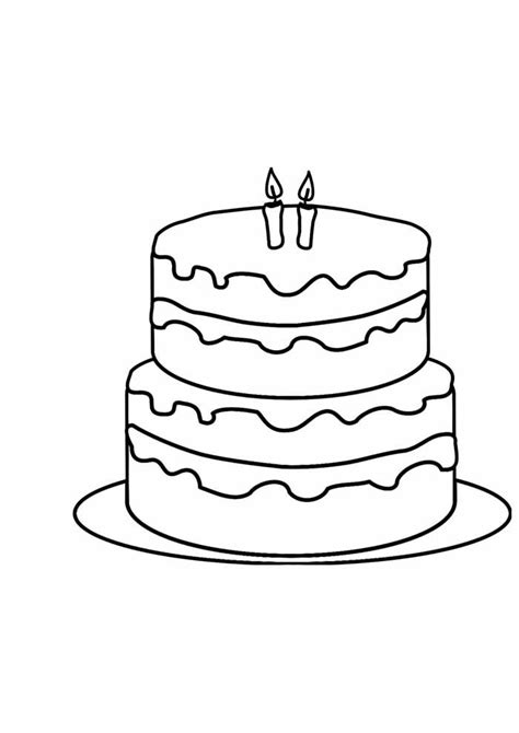 Bolo Para Colorir Desenhos Para Colorir E Imprimir Artofit