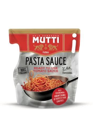 Nouvelle sauce tomate pour pâtes Mutti France Pizza