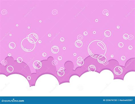 Burbujas De Jabón Y Fondo Rosa De Espuma Borde De Burbuja Efervescente