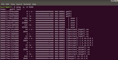 Comando Pmap No Linux Exemplos Acervo Lima