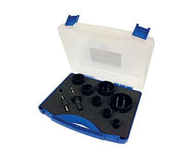 Coffret 7 scies trépans Bi métal HSS Forêt mèche et trépan Comet