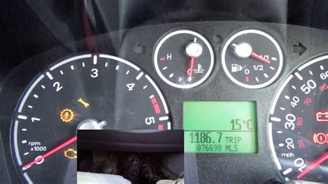 Ford Transit Connect Dashboard Warning Lights