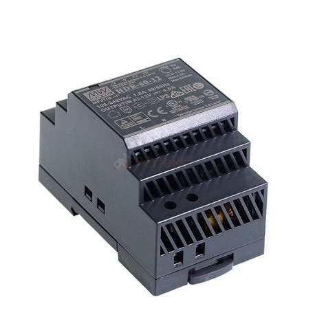 Zasilacz na szynę DIN 12V 60W Mean Well HDR 60 12 Perfekt Market
