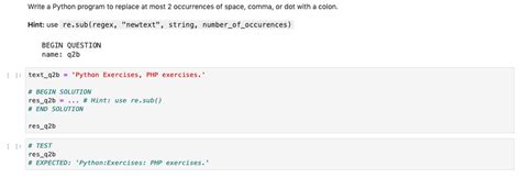 Solved Write A Python Program To Replace At Most 2 Chegg