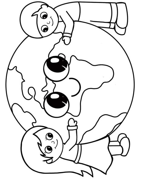Pin On Earth Day In Earth Day Coloring Pages Earth Coloring