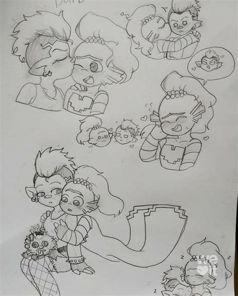 Barb And Trollex Trolls World Tour Trolls 2 DreamWorks Drawing