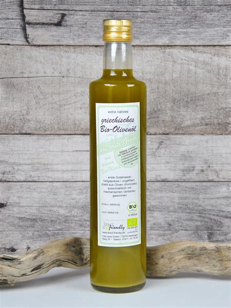 Griechisches Bio Olivenöl extra nativ das Grüne OLIVENÖL UNSERE