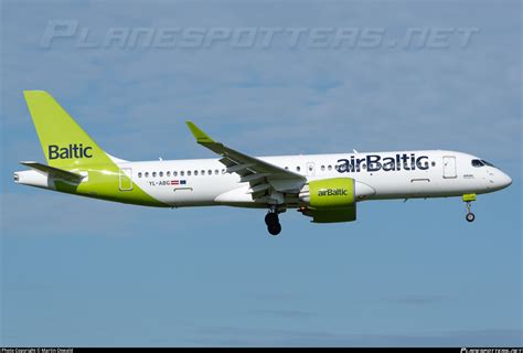 YL ABG Air Baltic Airbus A220 300 BD 500 1A11 Photo By Martin Oswald