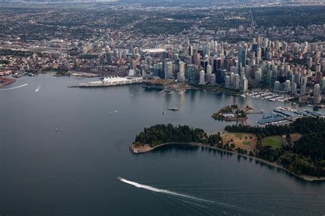 Premium Photo Downtown Vancouver Aerial