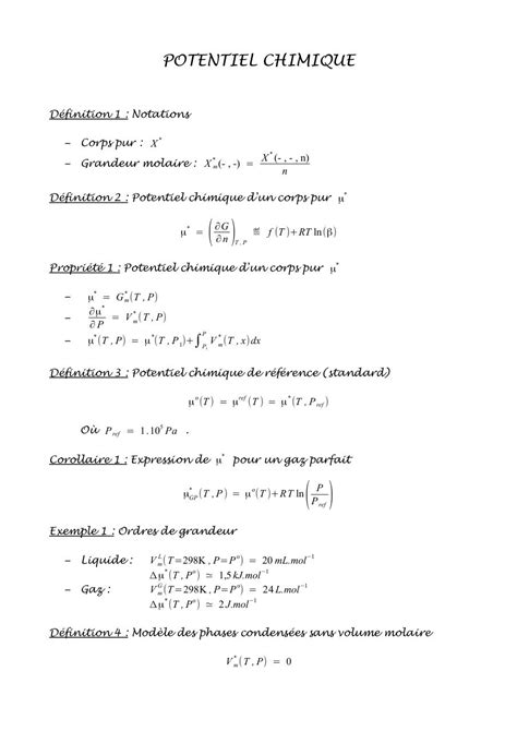 Ntroduire 85 Imagen Potentiel Formule Fr Thptnganamst Edu Vn