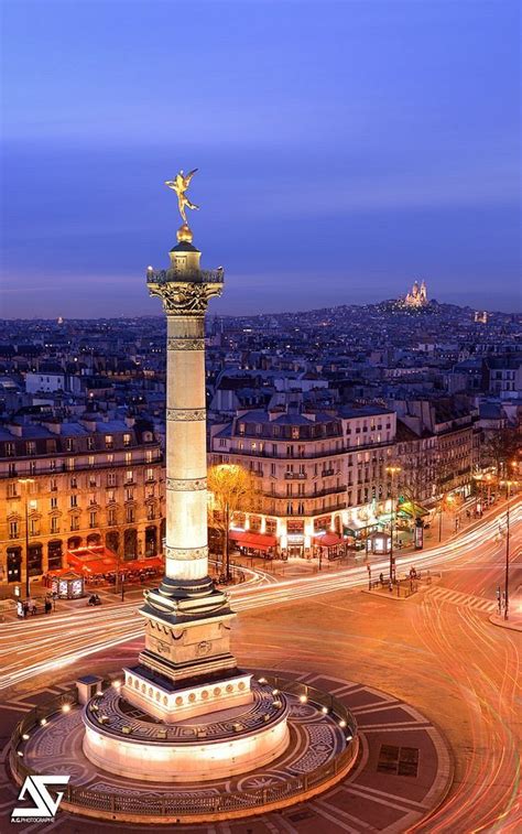 Praça da Bastilha Paris França Paris ville Paris ville lumière