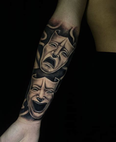 Chora Agora Ri Depois Tatuagem Tatuagens De Mascaras Tatuagem