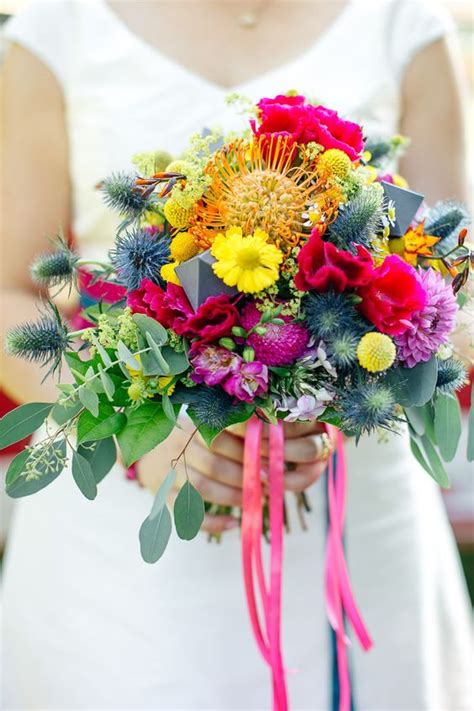 42 Colorful Wedding Bouquets That Excite And Inspire Weddingomania