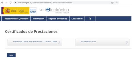 Certificados Sepe
