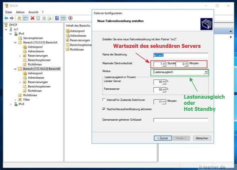 DHCP Failover Windows Server IT LEARNER