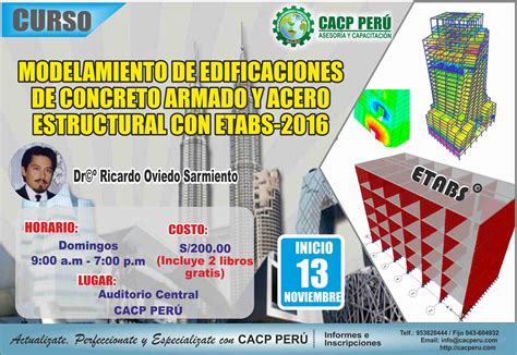 Cacp Per Curso Analisis Y Dise O De Edificaciones Con Etabs