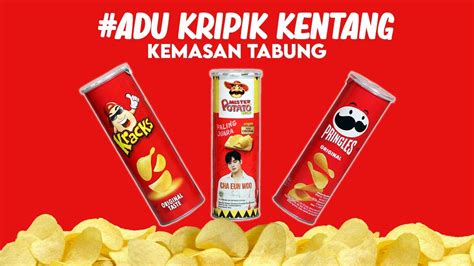 PRINGLES ORIGINAL ADURASA VS MISTER POTATO ORIGINAL DAN KRACKS