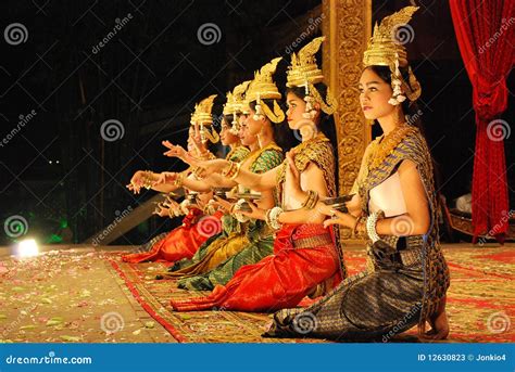 Khmer Apsara Dance Editorial Stock Photo Image Of People 12630823