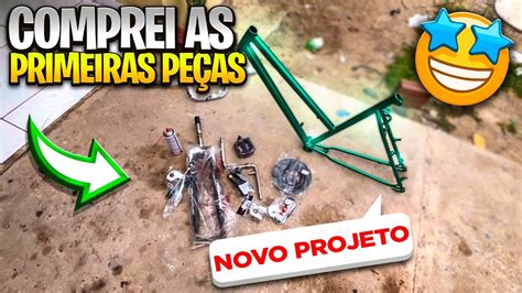 COMPREI PEÇAS NOVAS PRA NOVA BIKE MONTADINHA VAMOS MONTAR TUDO YouTube