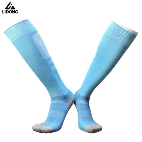 Calcetines de fútbol de tubo largo para niños y niñas medias de fútbol