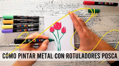C Mo Pintar Metal Con Posca Totenart Youtube