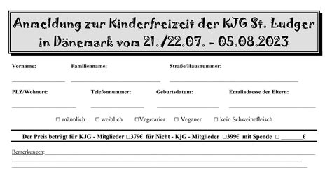 Anmeldung Formular 2023 Pdf DocDroid