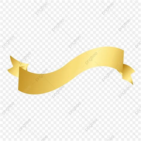 Gold Ribbon Banner Vector Hd Images Gold Banner Ribbon Gold Banner