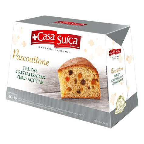Pascoattone Casa Suica 400g Frutas Zero é aqui na Barcelos